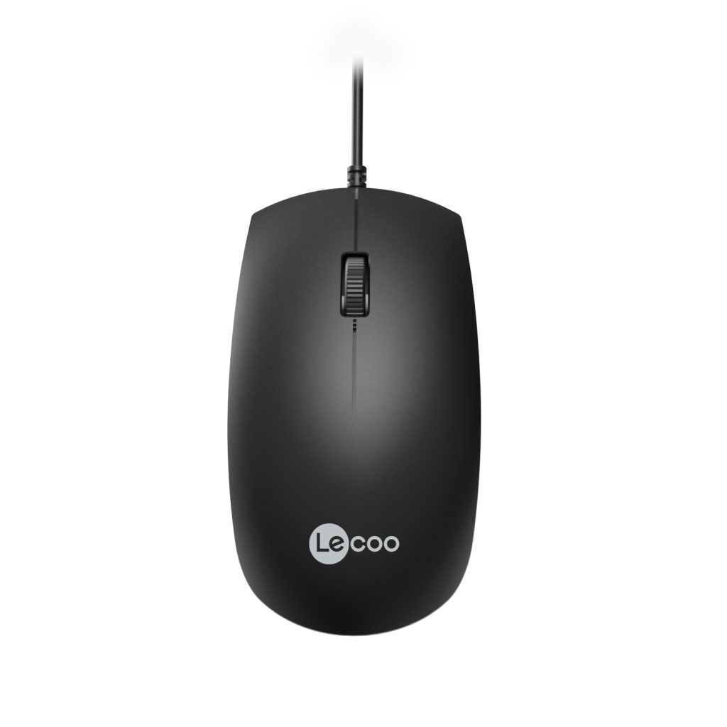 Lecoo MS100 USB Kablolu 1000 DPI 3 Tuşlu Optik Mouse Siyah - Lecoo Türkiye